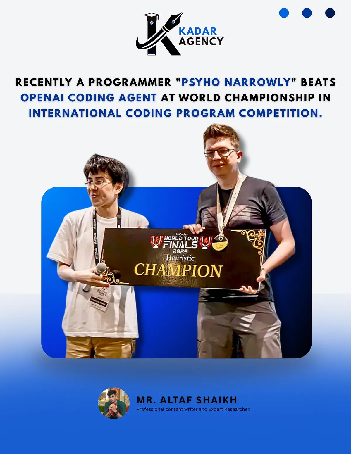 Pobijanje AI: Kako je Przemysław "Psyho" Dębiak Pobedio OpenAI na AtCoder World Tour Finals 2025 ...