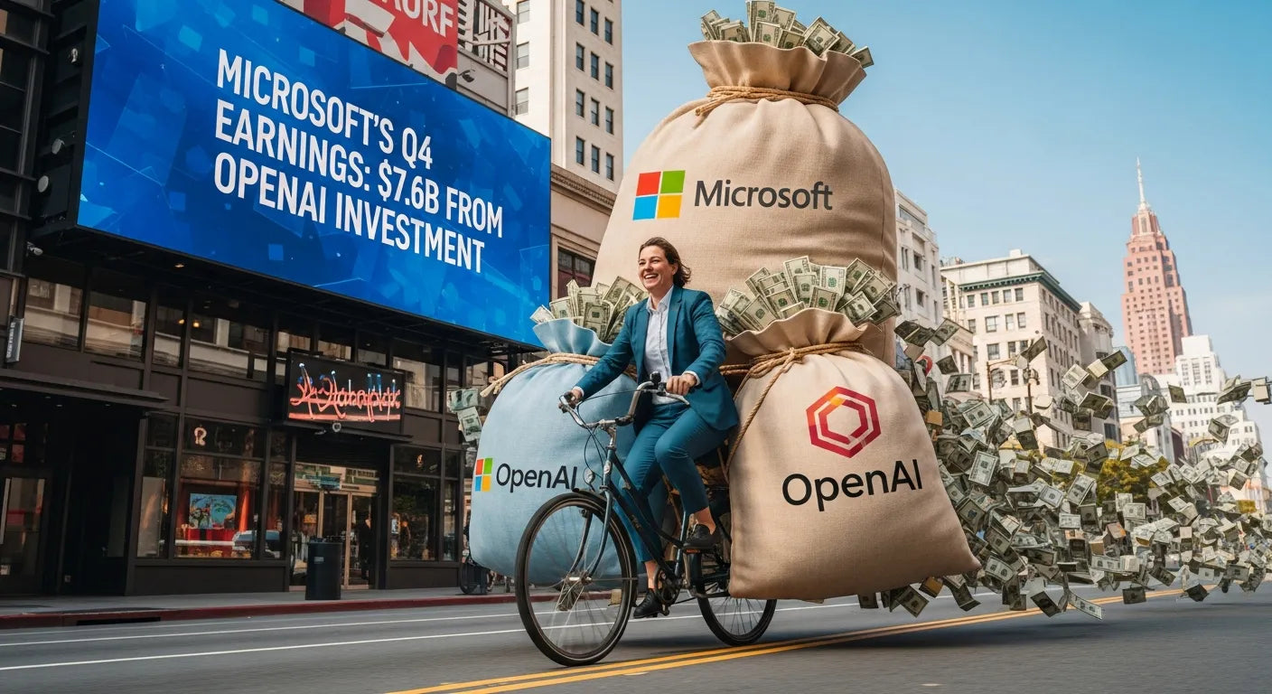 Microsoft gained $7.6B from OpenAI last quarter – AI Academy
