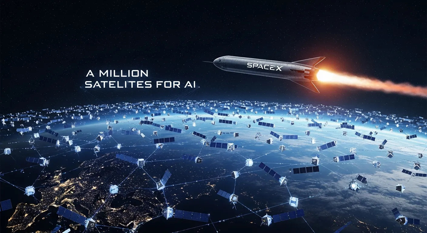 SpaceX wants to launch a constellation of a million satellites to power ...