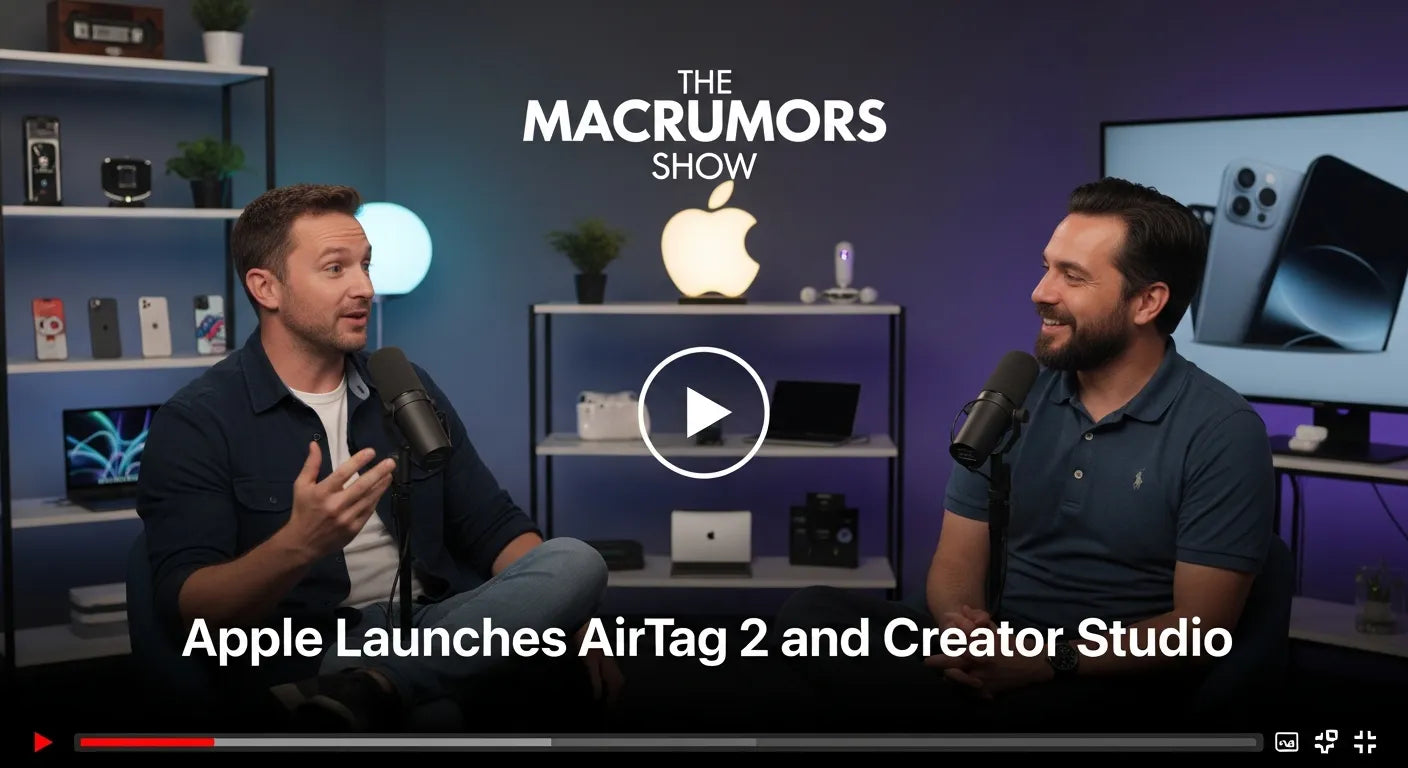 The MacRumors Show: Apple Launches AirTag 2 and Creator Studio – AI Academy